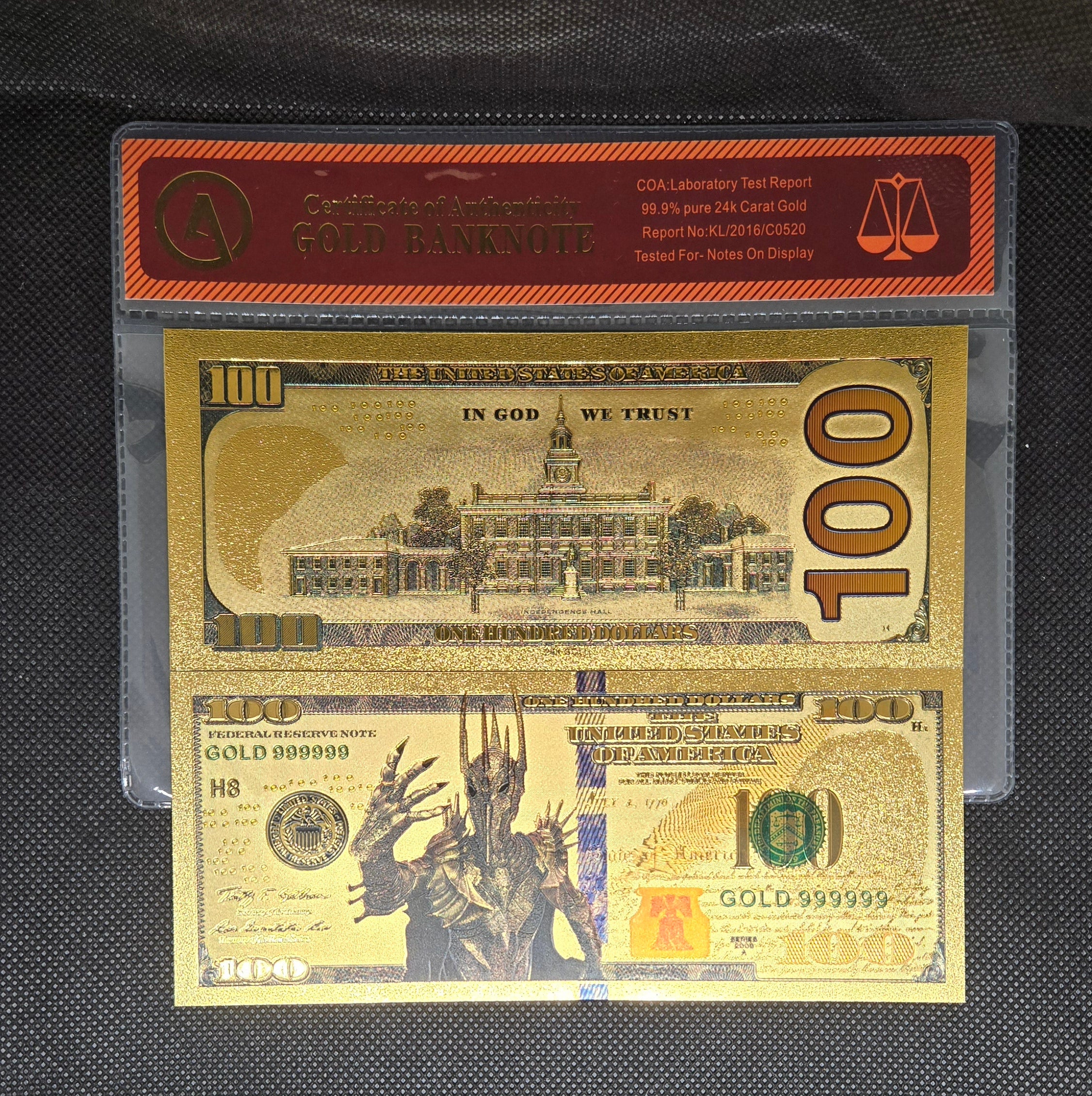 LORD OF THE RINGS GOLD BILL – Anime Currency